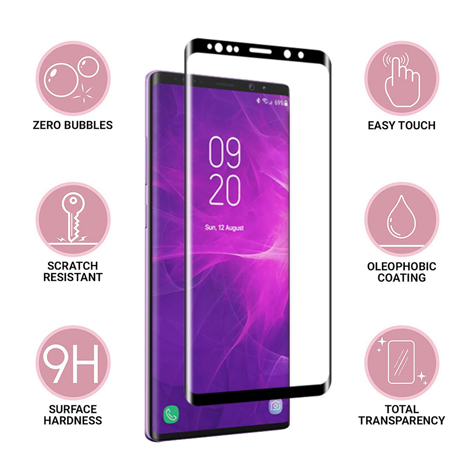 3D Tempered Glass Screen Protector for Samsung Galaxy Note 9